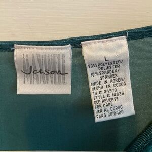 Vintage | Tops | Vintage Jason Maxwell Teal Velvet Blouse | Poshmark
